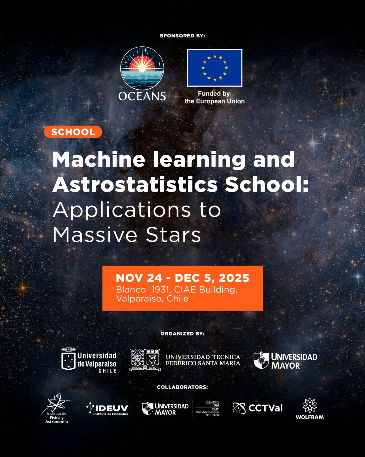OCEANS – Machine Learning and Astrostatistics School: Applications to ...